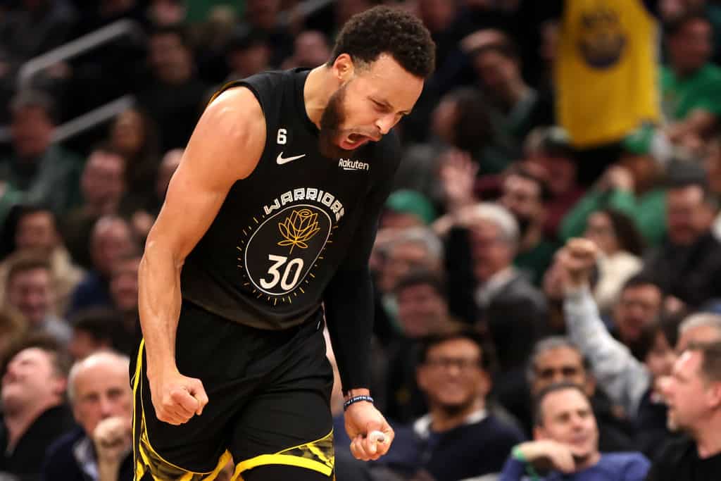Steph Curry Had A Must-See Shot In Boston On Thursday