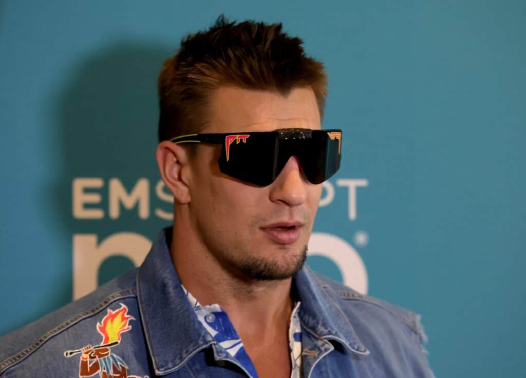 Rob Gronkowski Is Going Viral After Jumping Out Of Helicopter