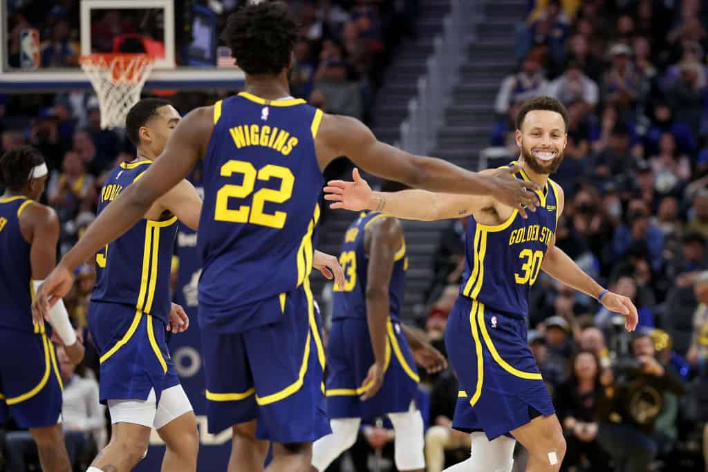 Steph Curry Reacts To Getting Andrew Wiggins Back In The Building