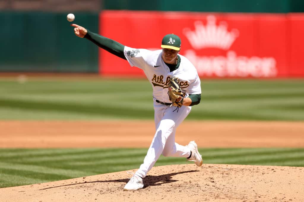 A's Rookie Pitcher Flashes Impressive Stuff In MLB Debut