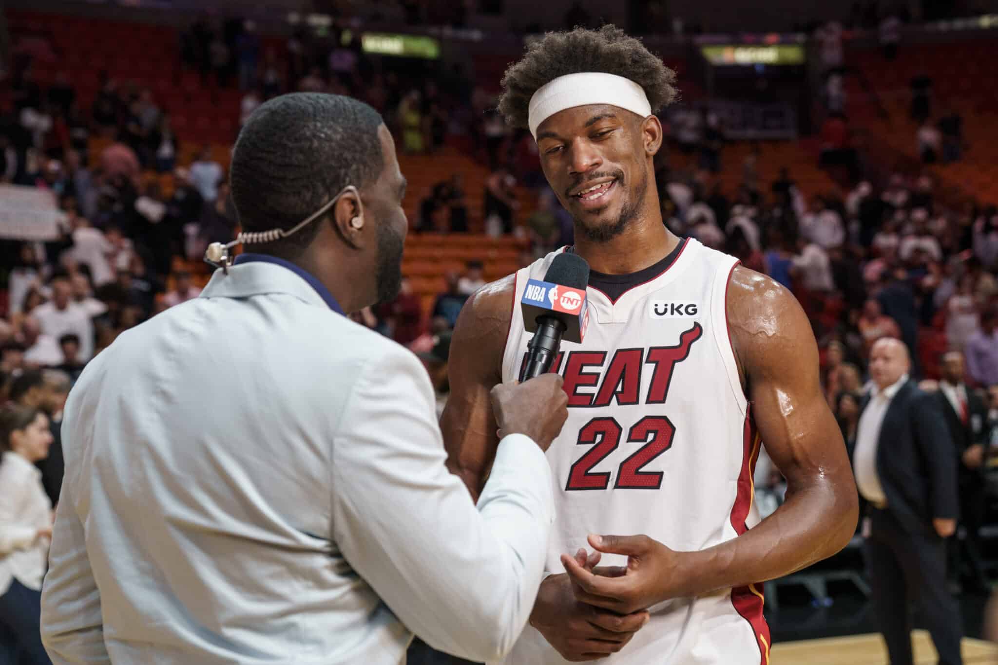 Fans React As Jimmy Butler Pokes Fun At Reporter