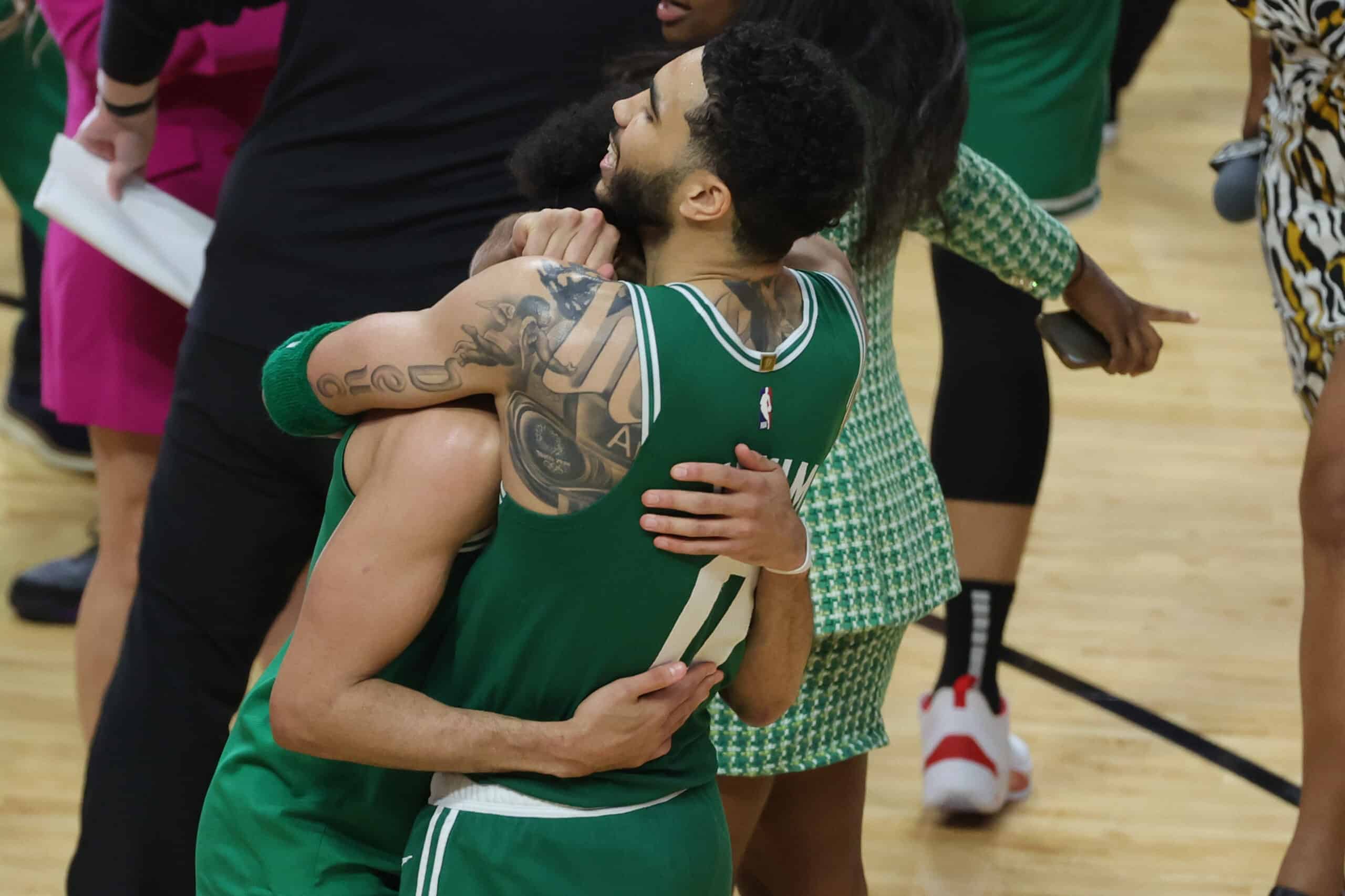 Derrick White's Father Reacts To Son's Game 6 Buzzer-Beater