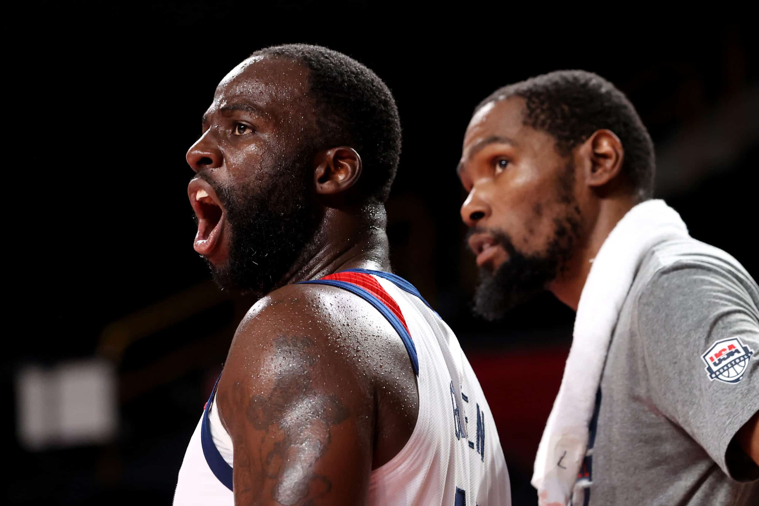 Kevin Durant And Draymond Green Spotted Together At Team USA Game