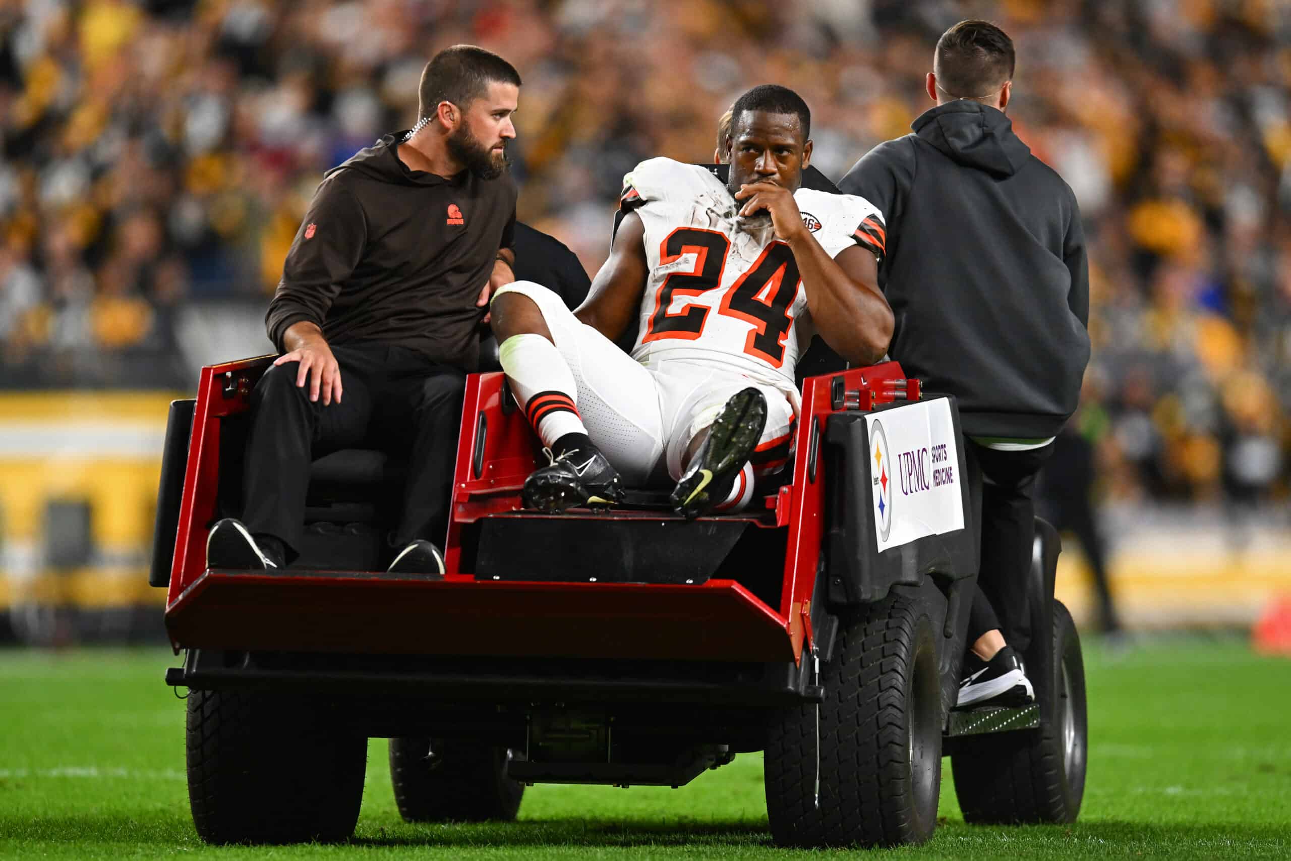 Dan Patrick Believes Audience Deserved To See Nick Chubb’s Injury Replay