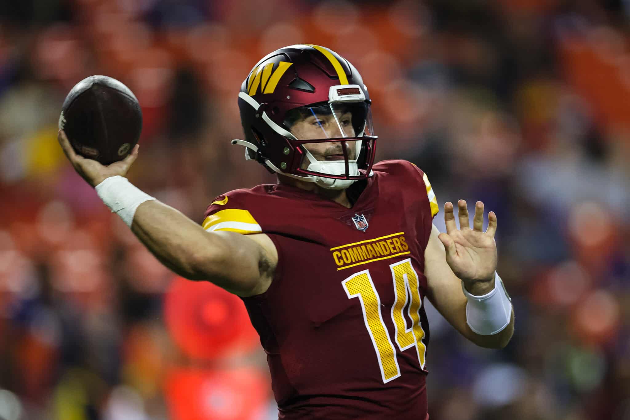 Commanders WR Raves About Sam Howell