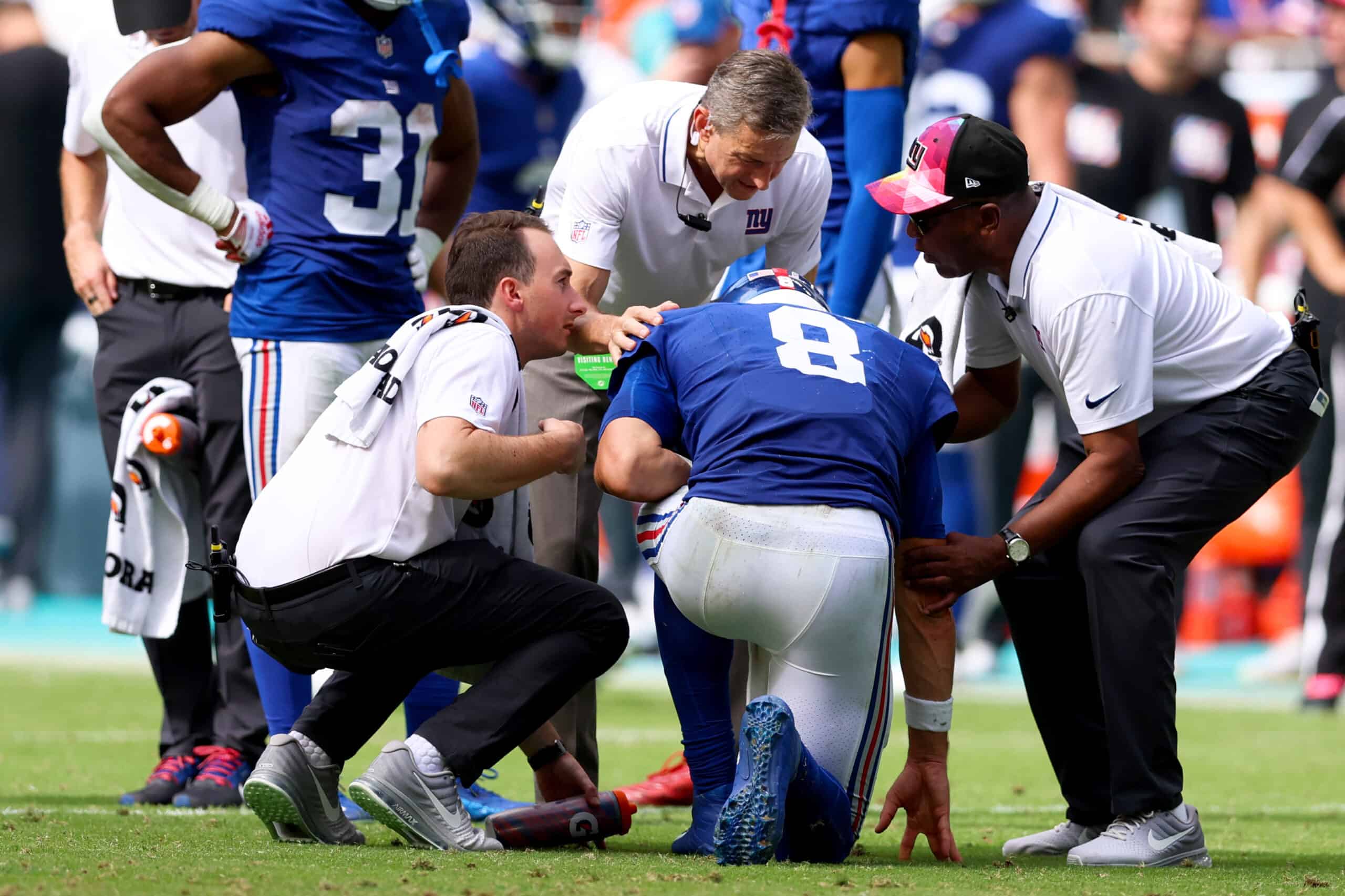 Daniel Jones Is Dealing With Potential Serious Injury