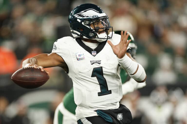 Joy Taylor Reacts To Jalen Hurts' Performance Against Jets