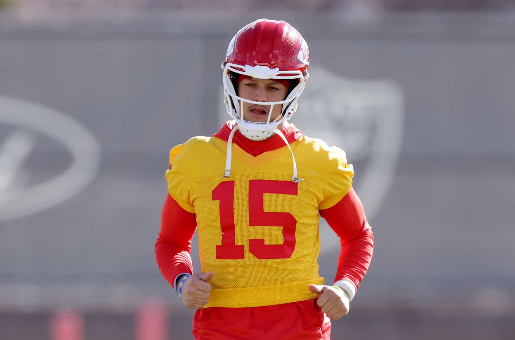 Viral Video Shows Patrick Mahomes Showing Off Trick Play