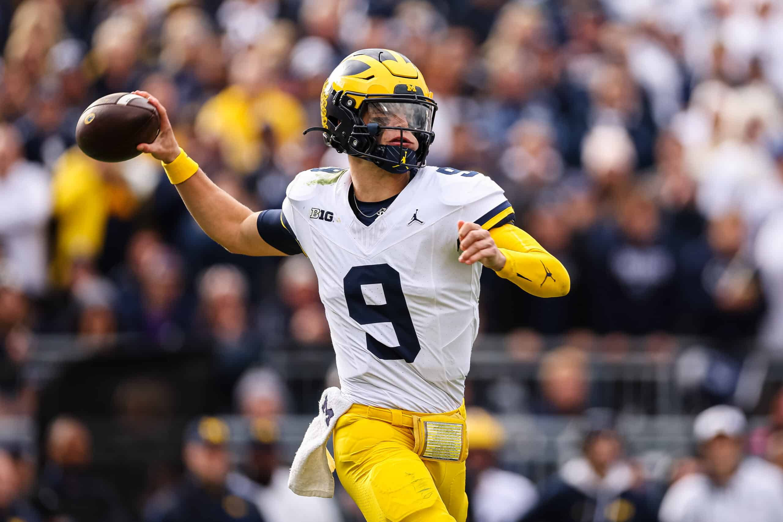 Video Shows J.J. McCarthy's Impressive Throws At Pro Day
