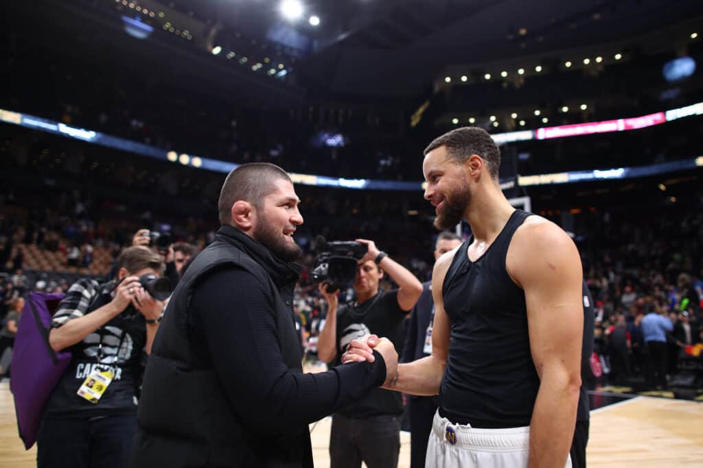 Steph Curry Linked Up With MMA Legend In Toronto