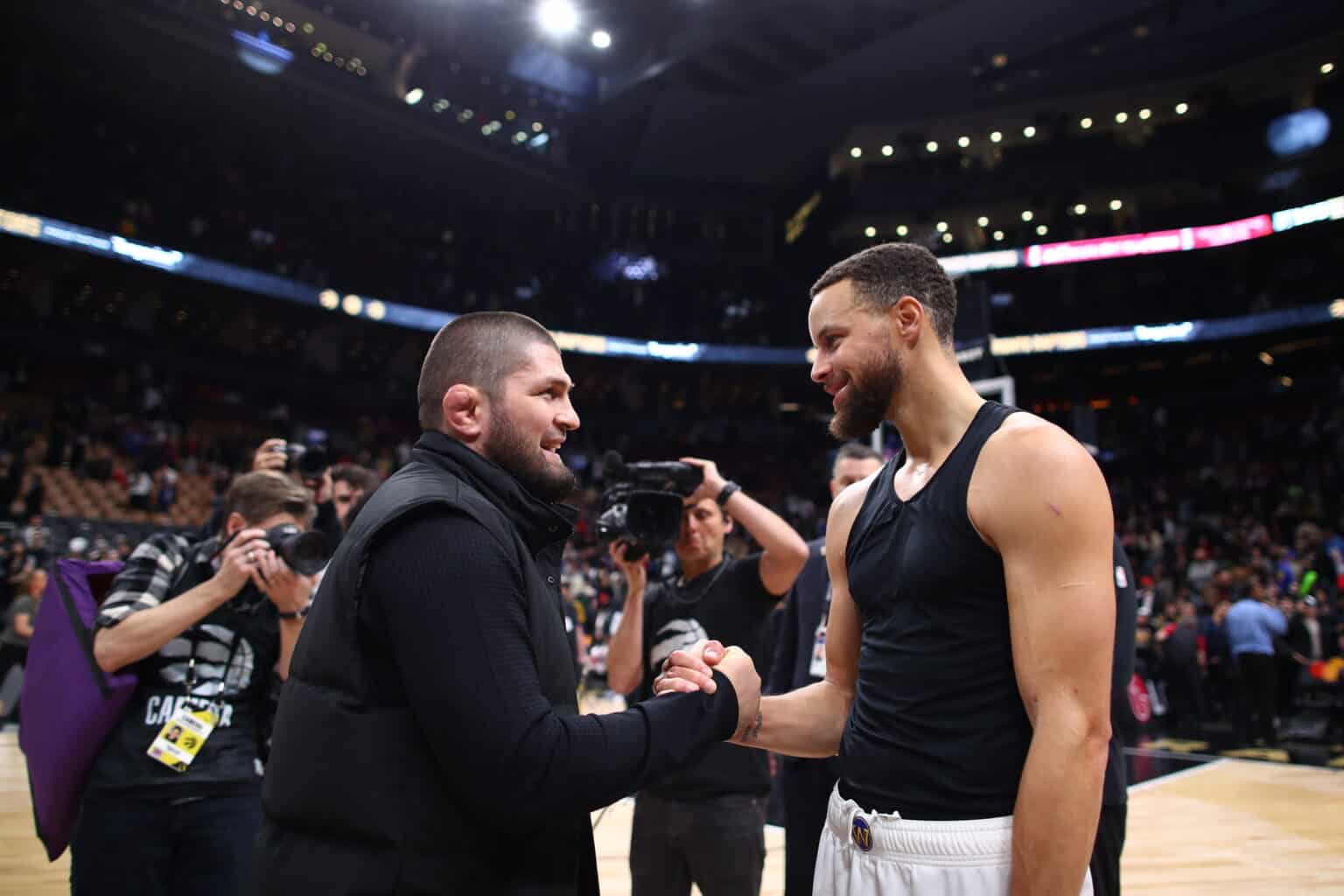 Steph Curry Linked Up With MMA Legend In Toronto