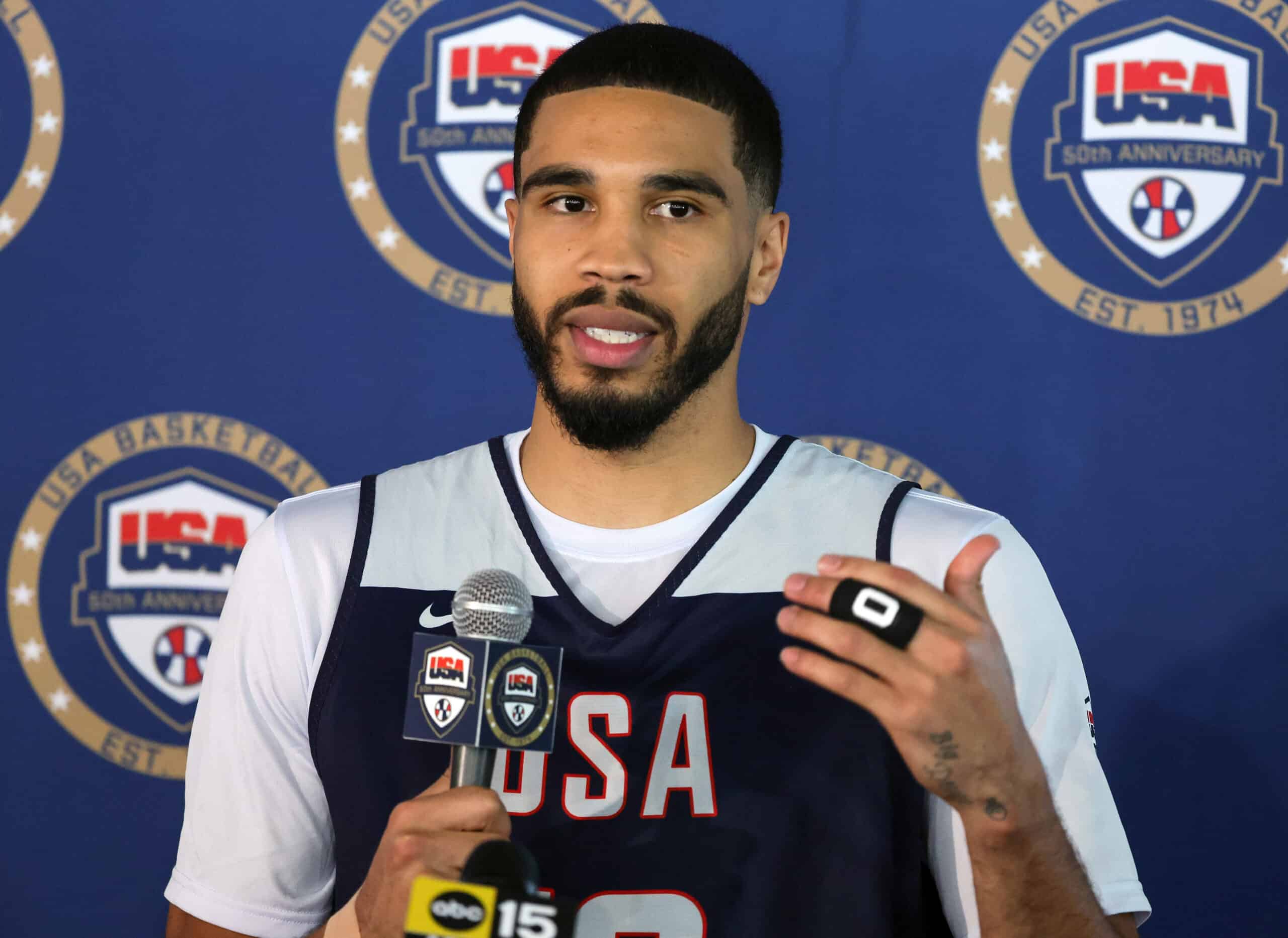 Jayson Tatum Admits Team USA Benching Was 'A Humbling Experience'