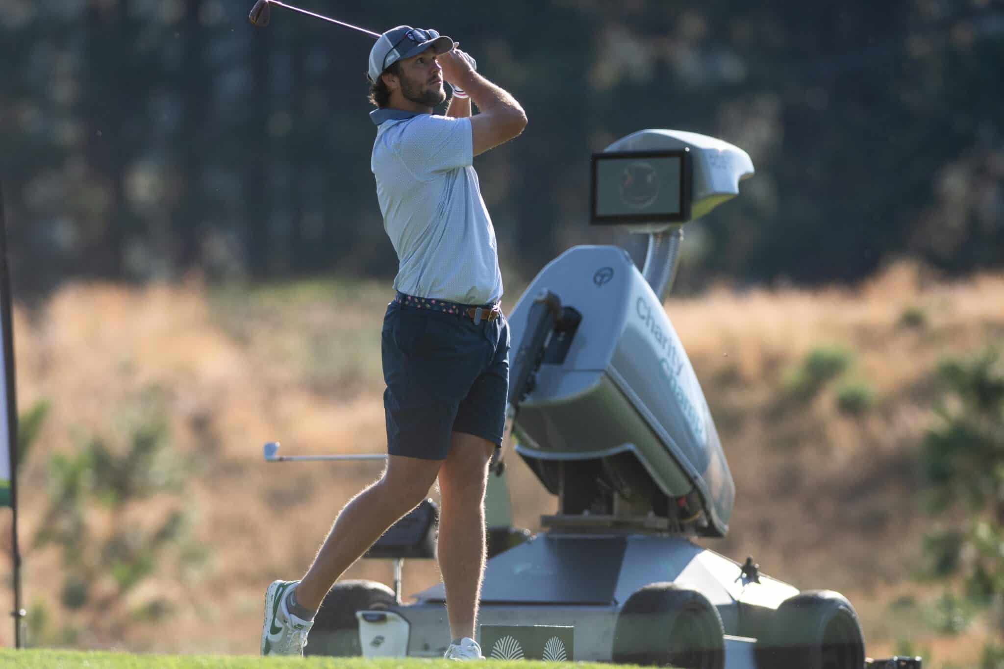 Josh Allen Shows Off Impressive Golf Shot