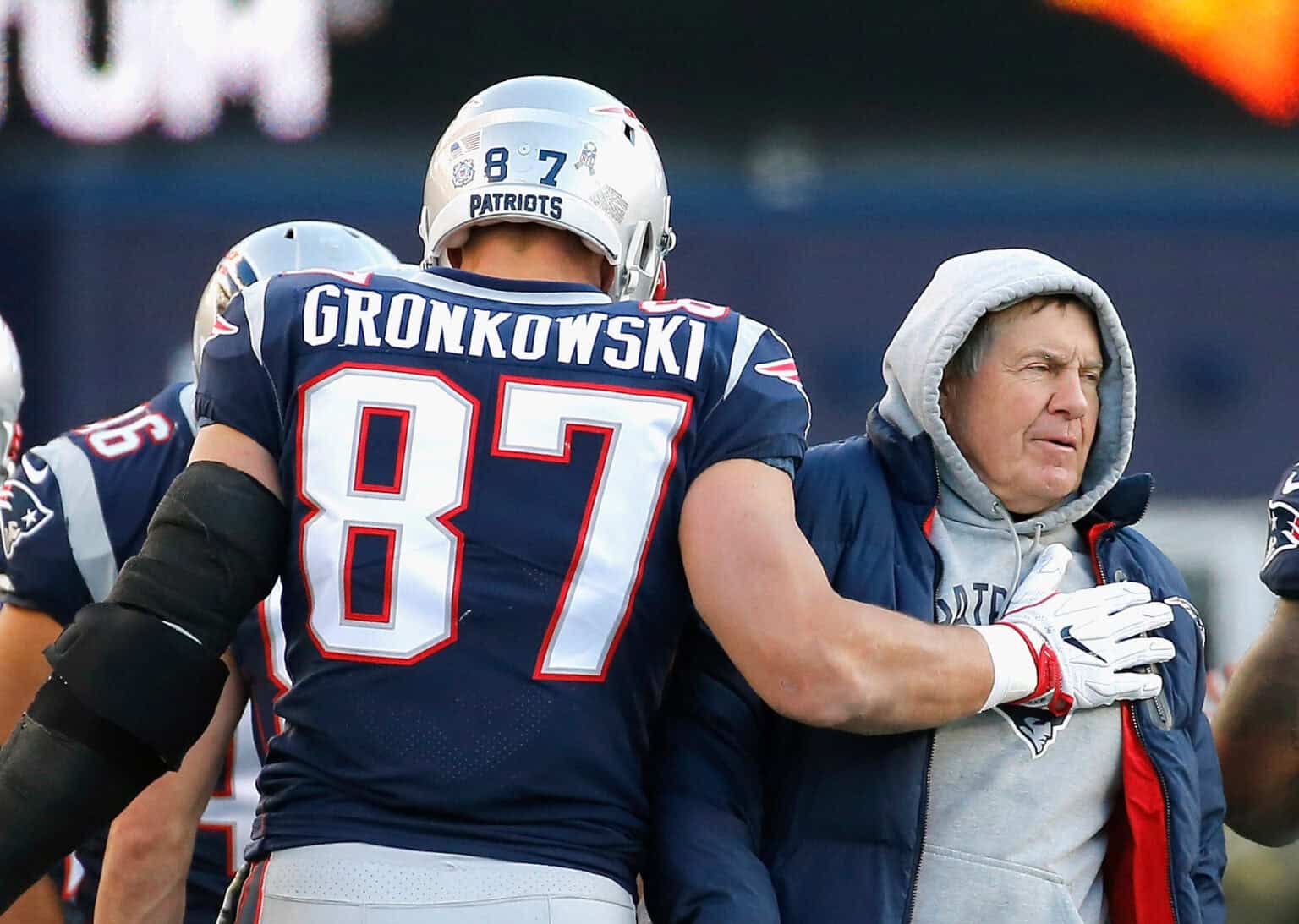 Rob Gronkowski Believes Bill Belichick Would Like To Coach AFC Team ...