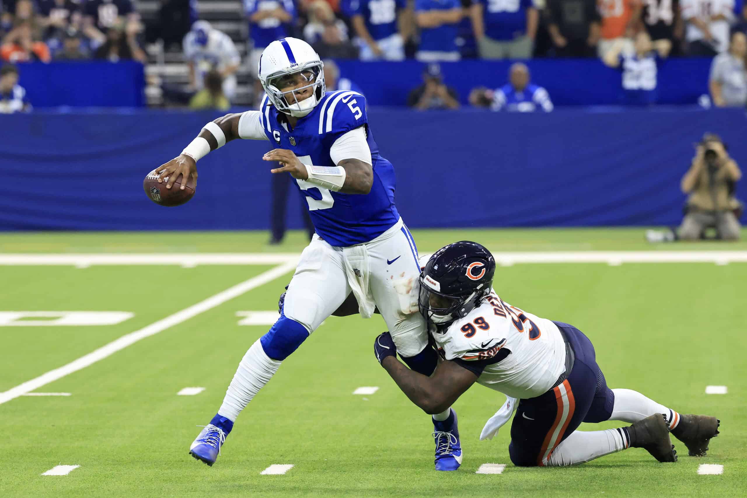 Anthony Richardson's Ugly Interception Sunday Had Fans Talking
