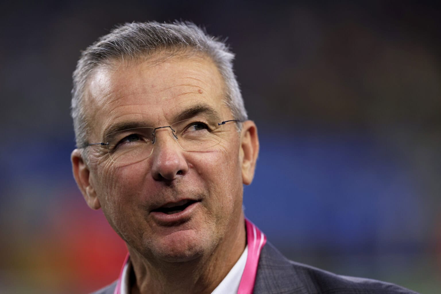 Urban Meyer's Shirt Is Going Viral After Arriving In Ann Arbor
