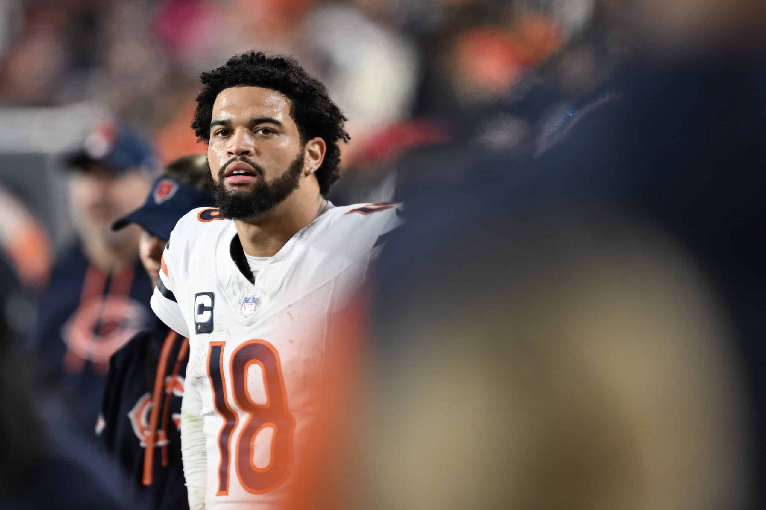 Video Shows Caleb Williams' Reaction To Bears' Loss On Sunday