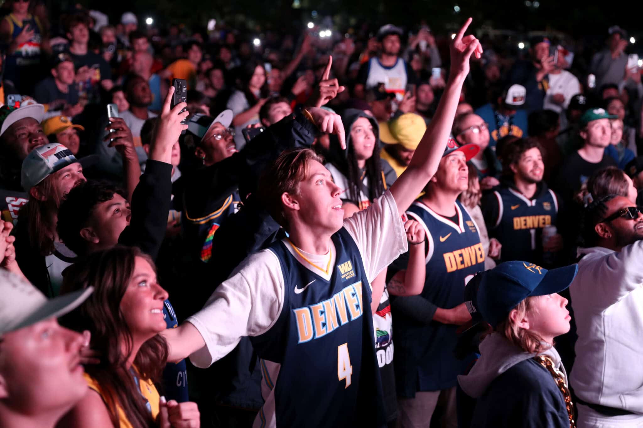 Nuggets Fans Had 2-Word Chant While Blowing Out Sixers