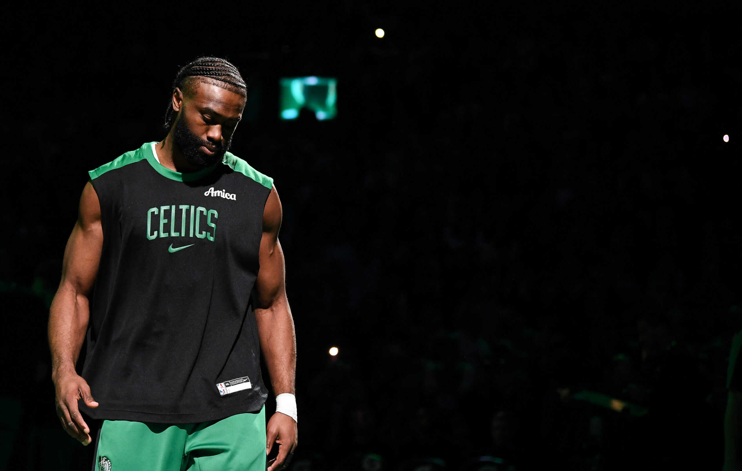 Jaylen Brown Shows Off New Haircut